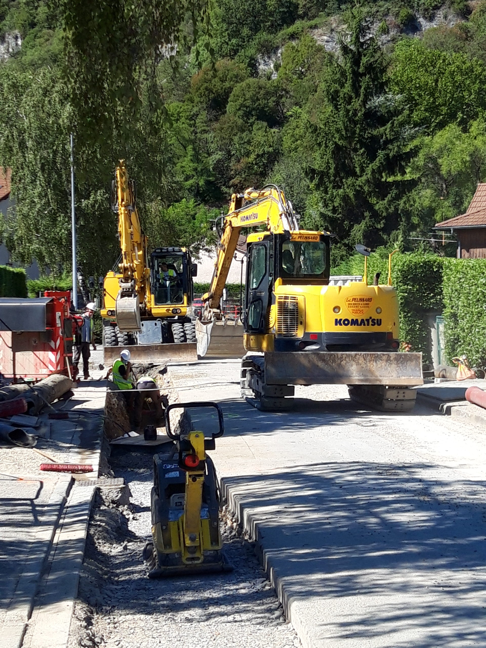 Voirie et réseaux divers VRD | Entreprise Pelissard - Travaux Publics